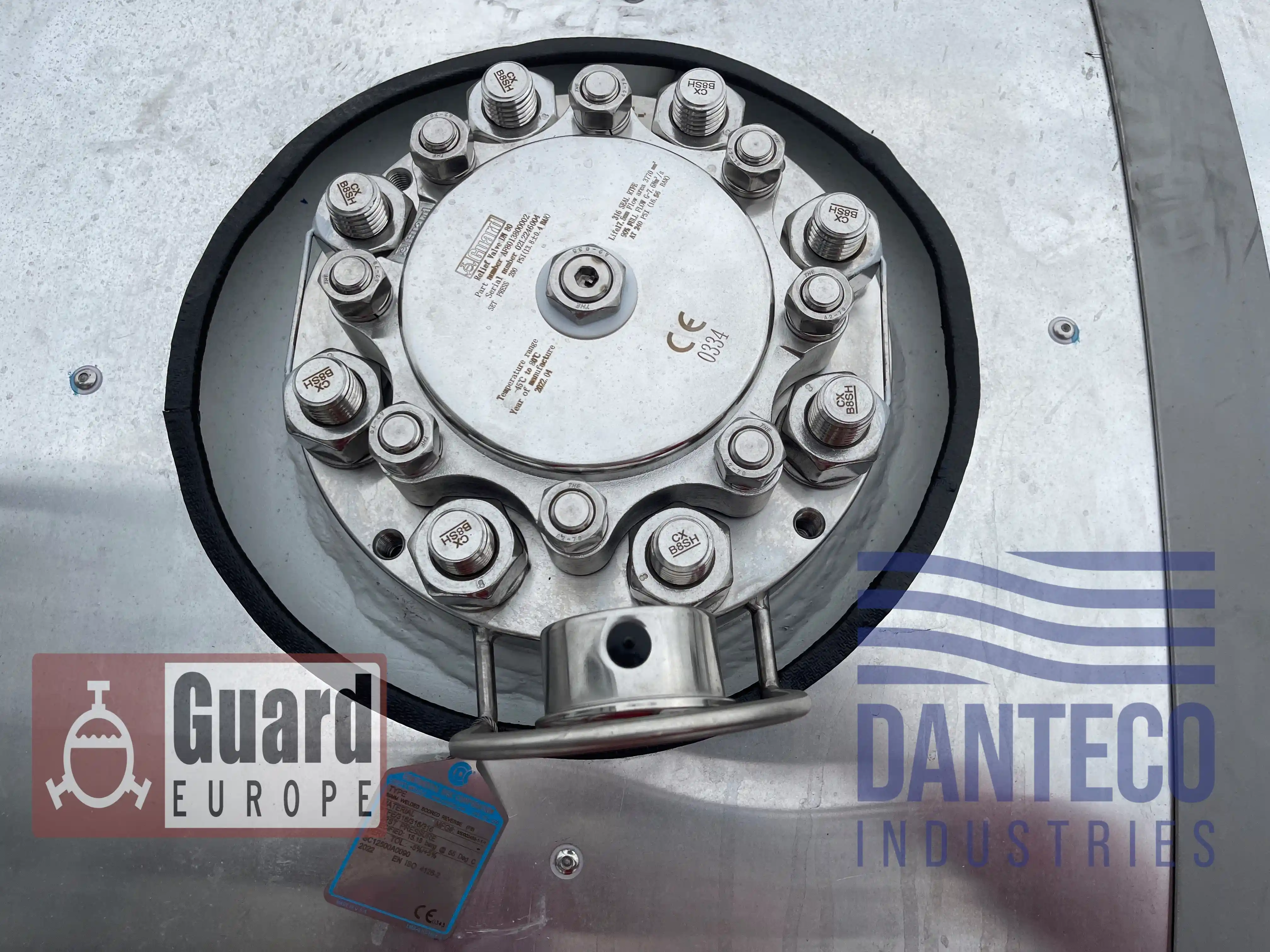 20FT T50 LPG Gas Tank Container | Danteco ISO Tank Container