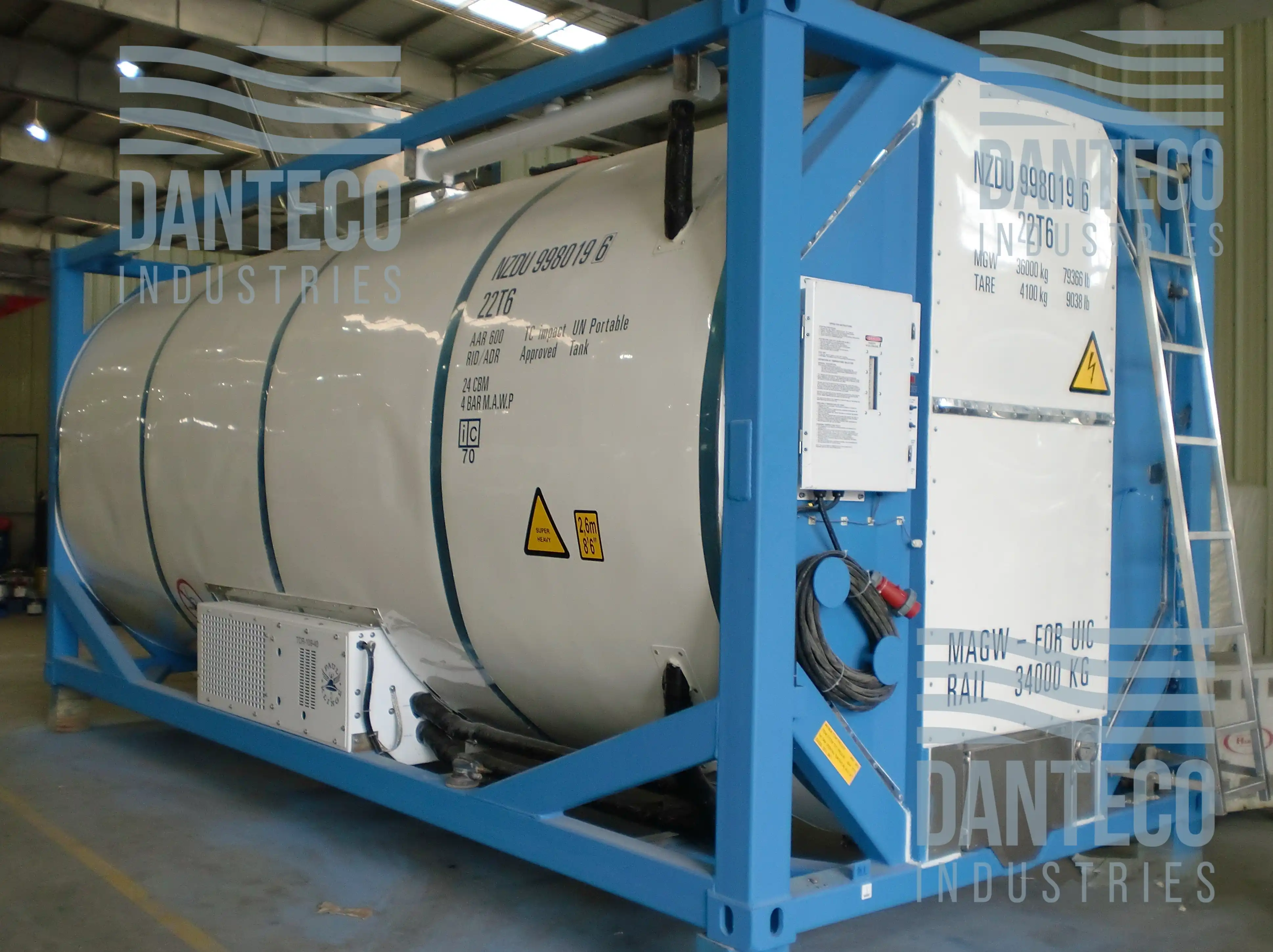 Reefer Tank Container New and Used | Danteco ISO Tank